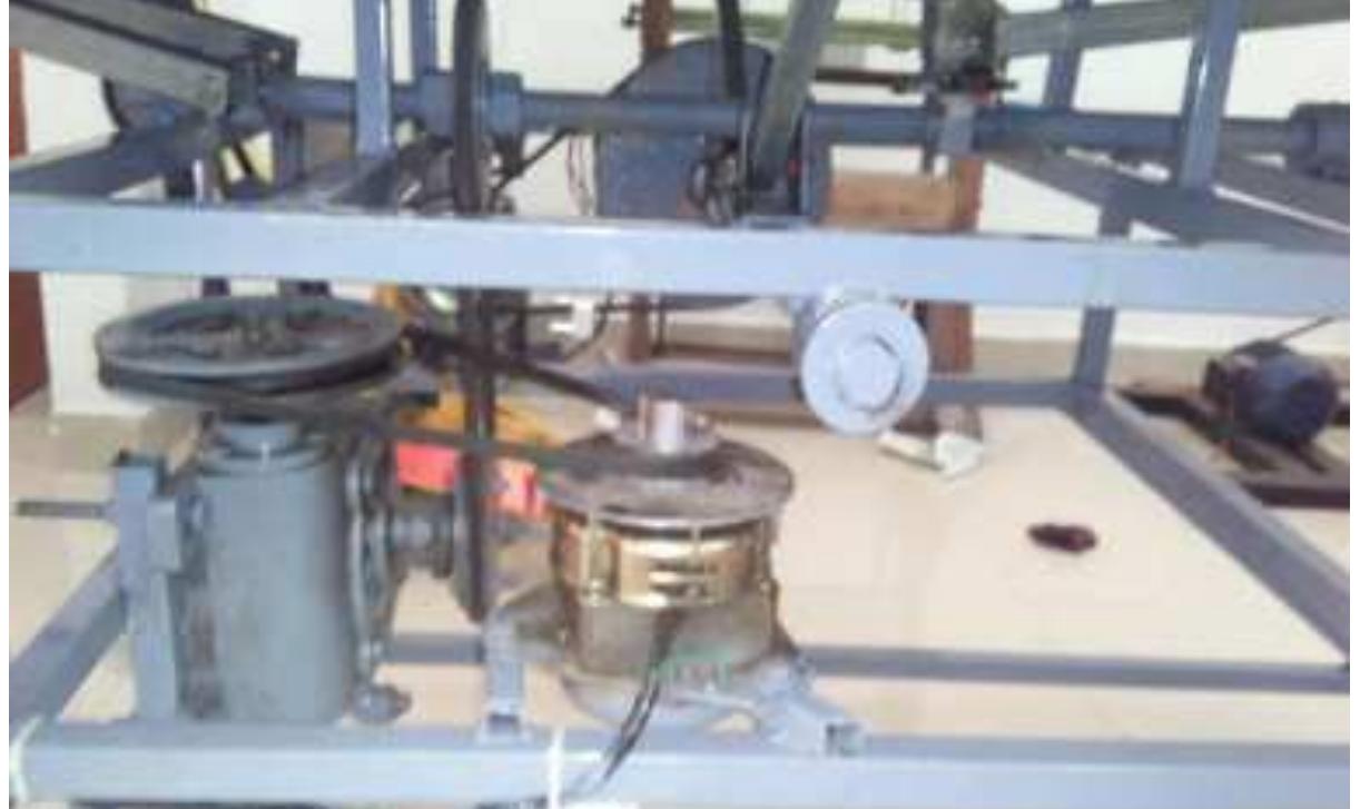 Here two single phase induction motors are used for driving