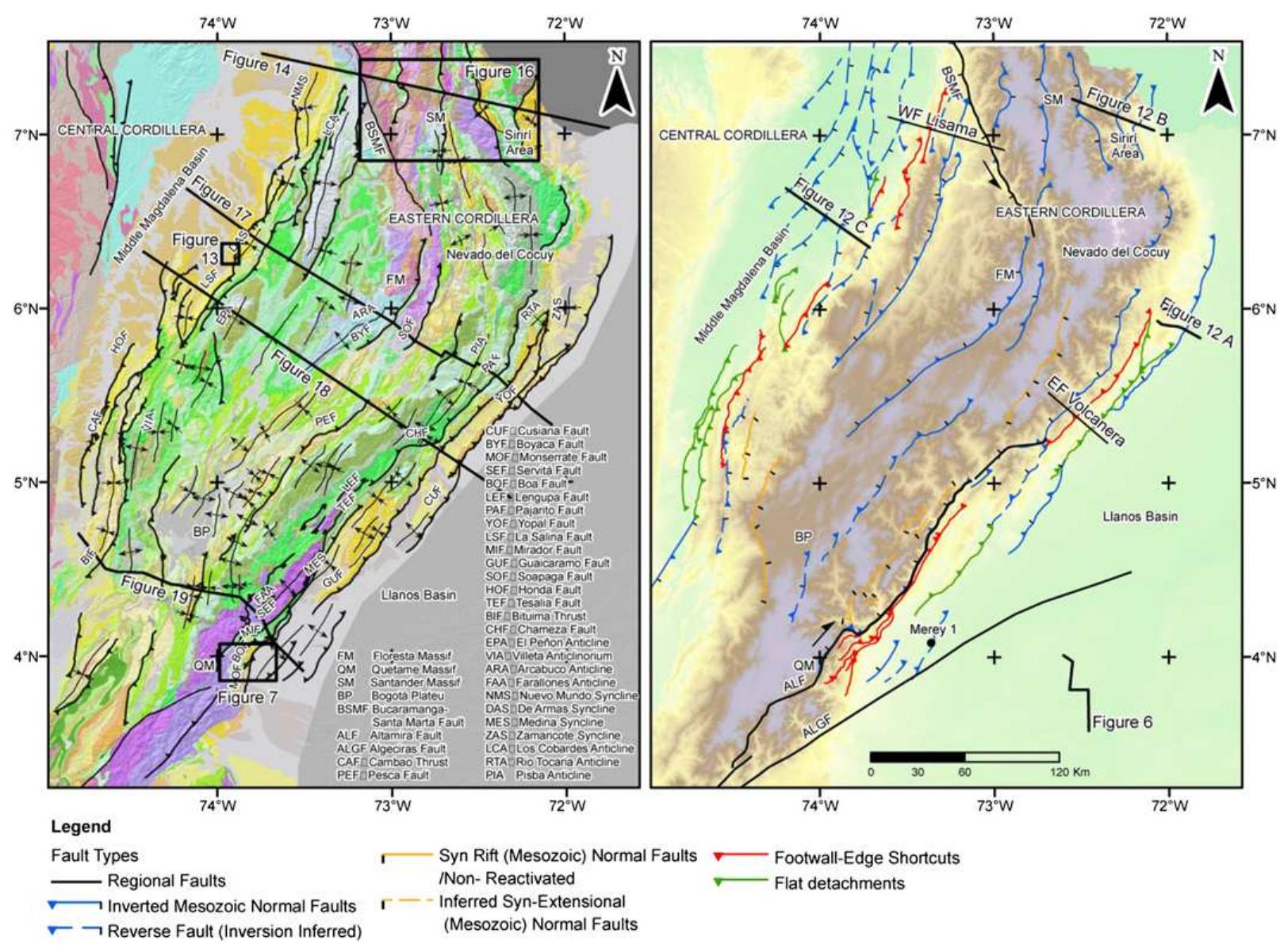 (a) geological and (srtm 30; b) topographical maps of the