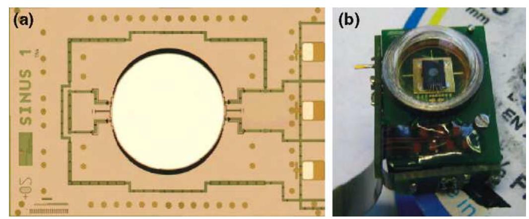(a) layout of the scanner mirror and (b) optical device,
