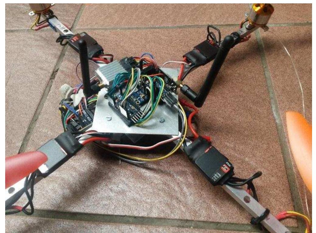 The arduino microcontrollers, sensor, as well as the