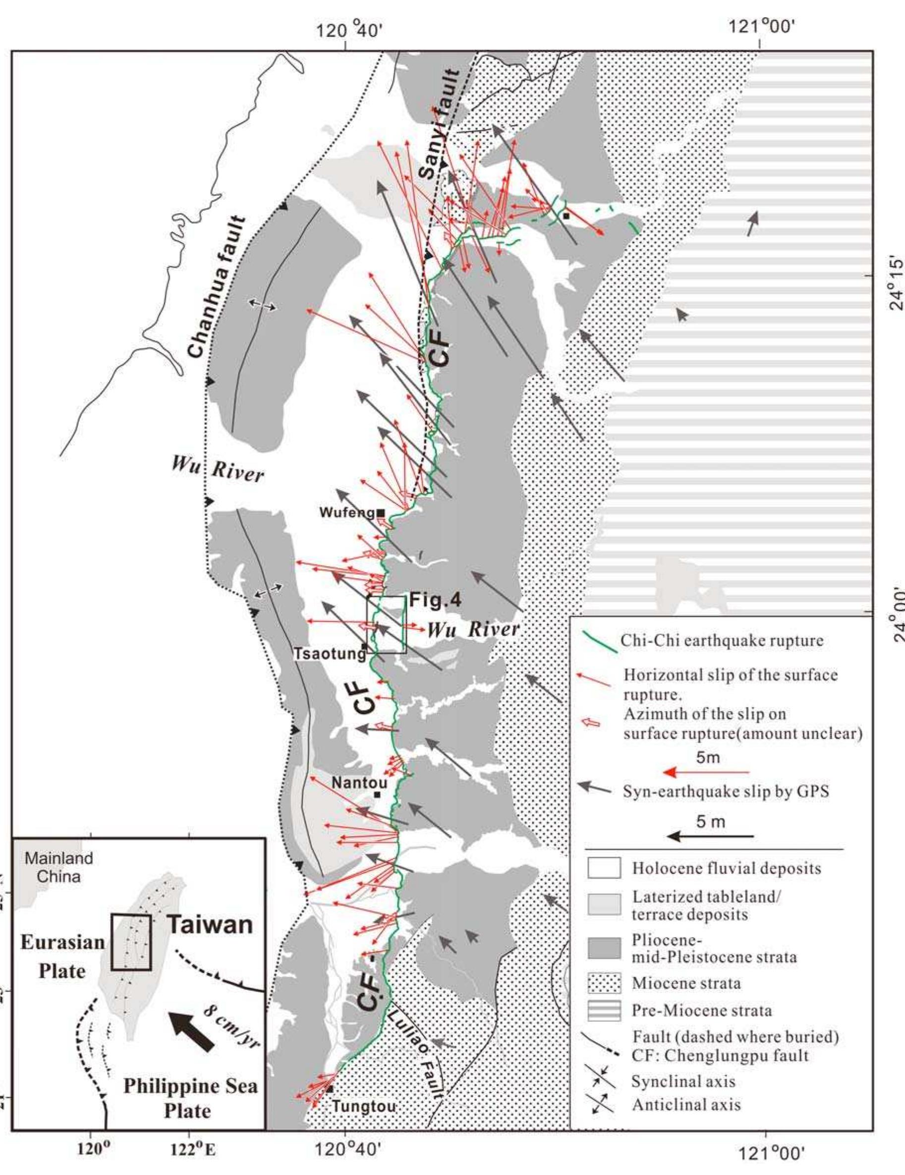 Figure 1 - from Revealing coseismic displacements and the