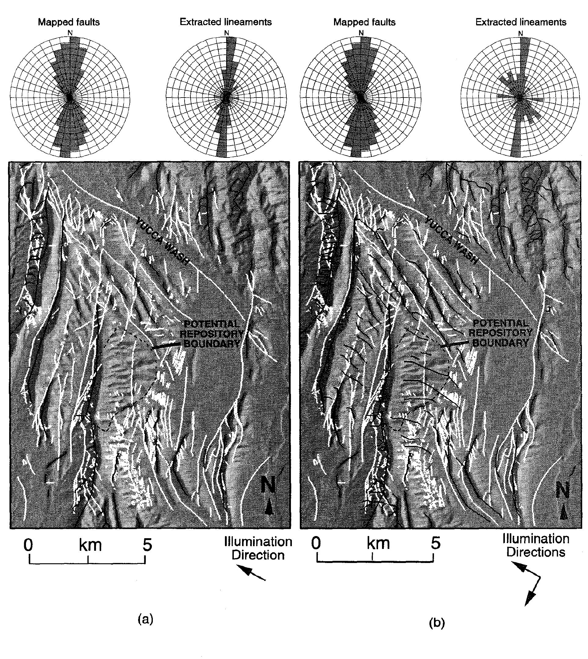 Figure 5 - Mapping geological faults using image processing