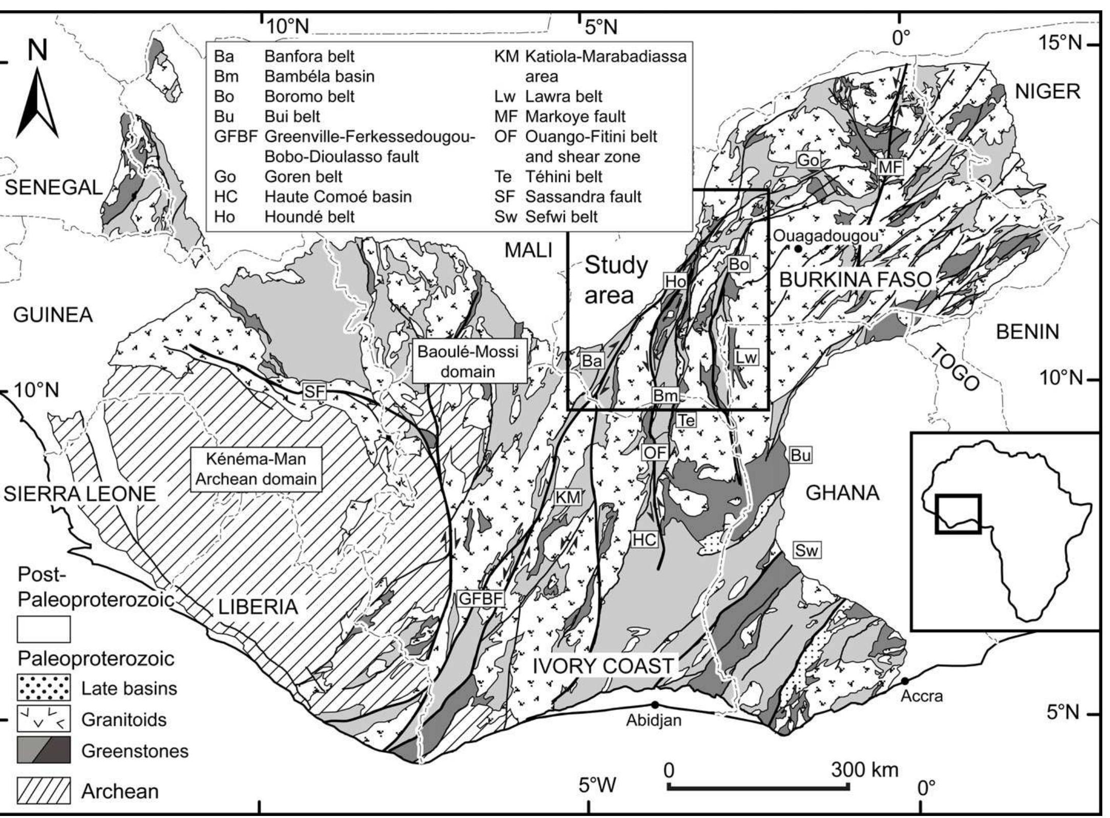 Figure 1 - from Juvenile Paleoproterozoic crust evolution
