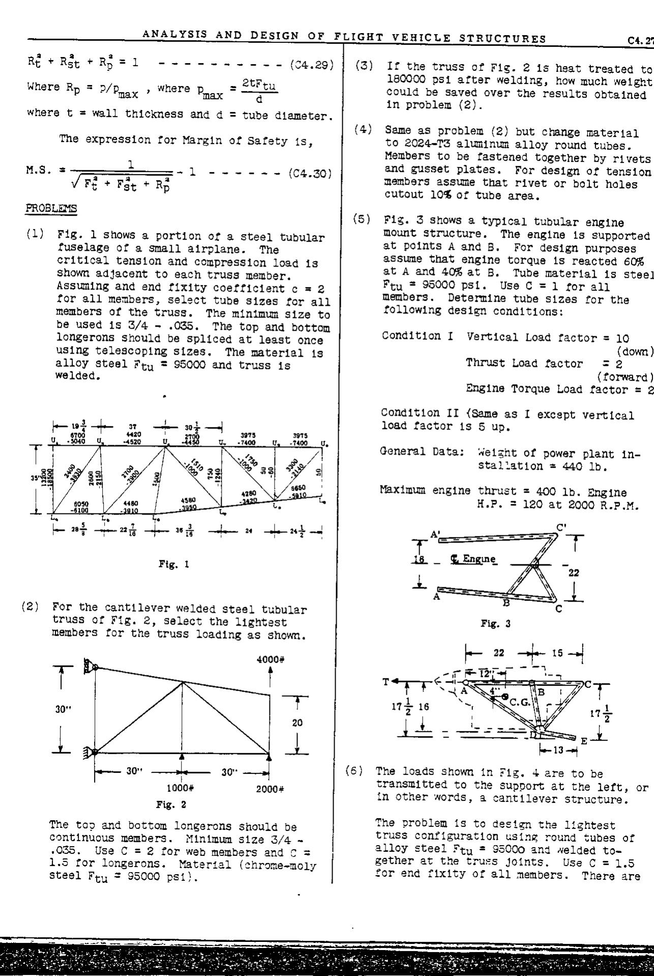 Figure 460 - Bruhn, Analysis and design of flight vehicle