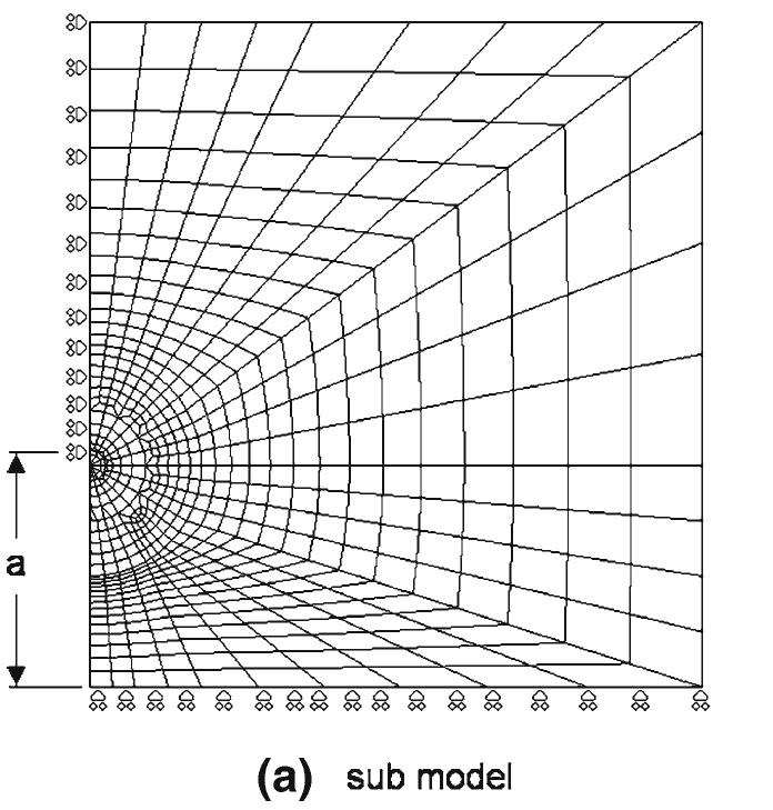 Finite element map showing boundary conditions