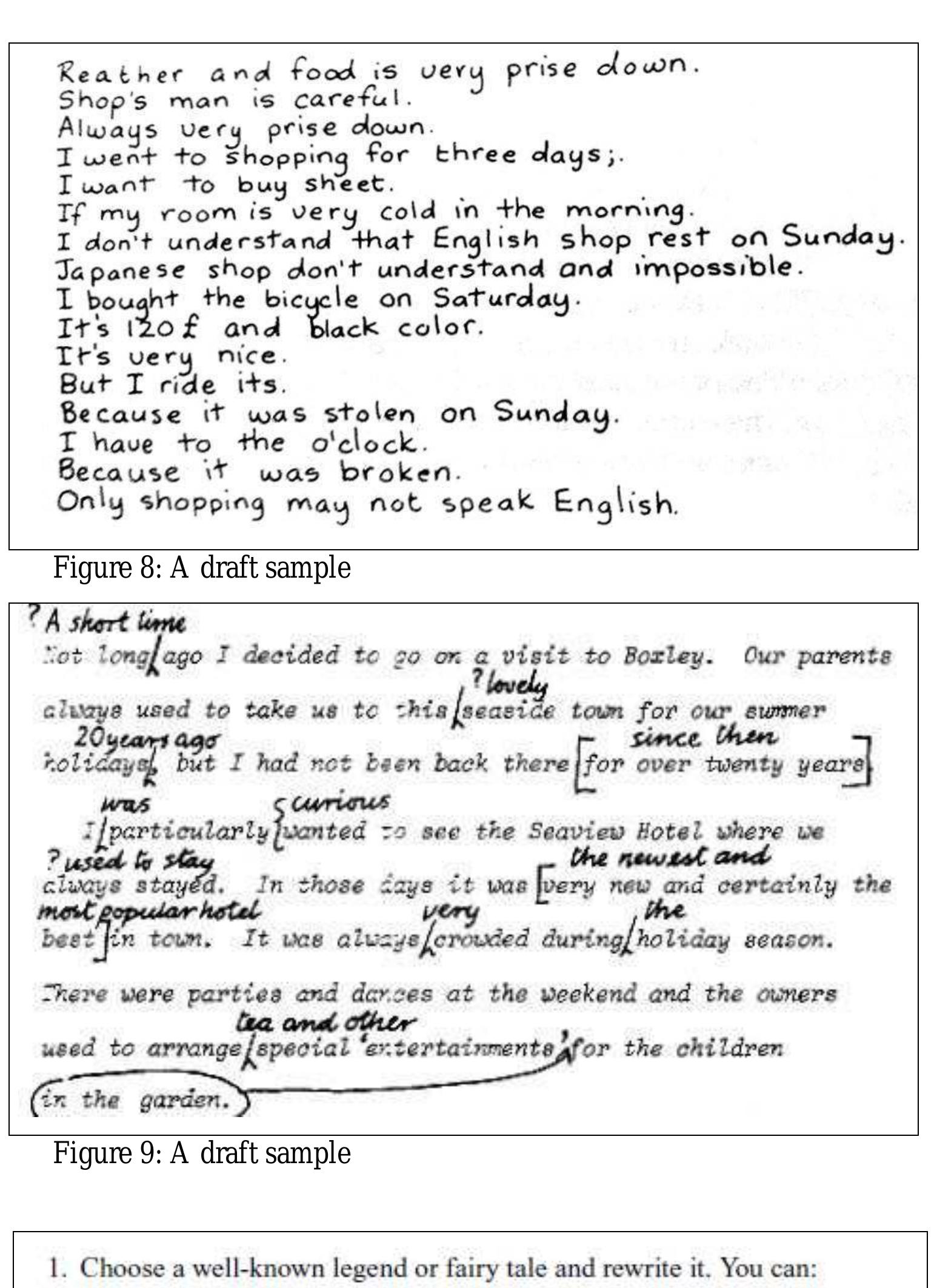 (PDF) The Writing Approaches and Process Writing