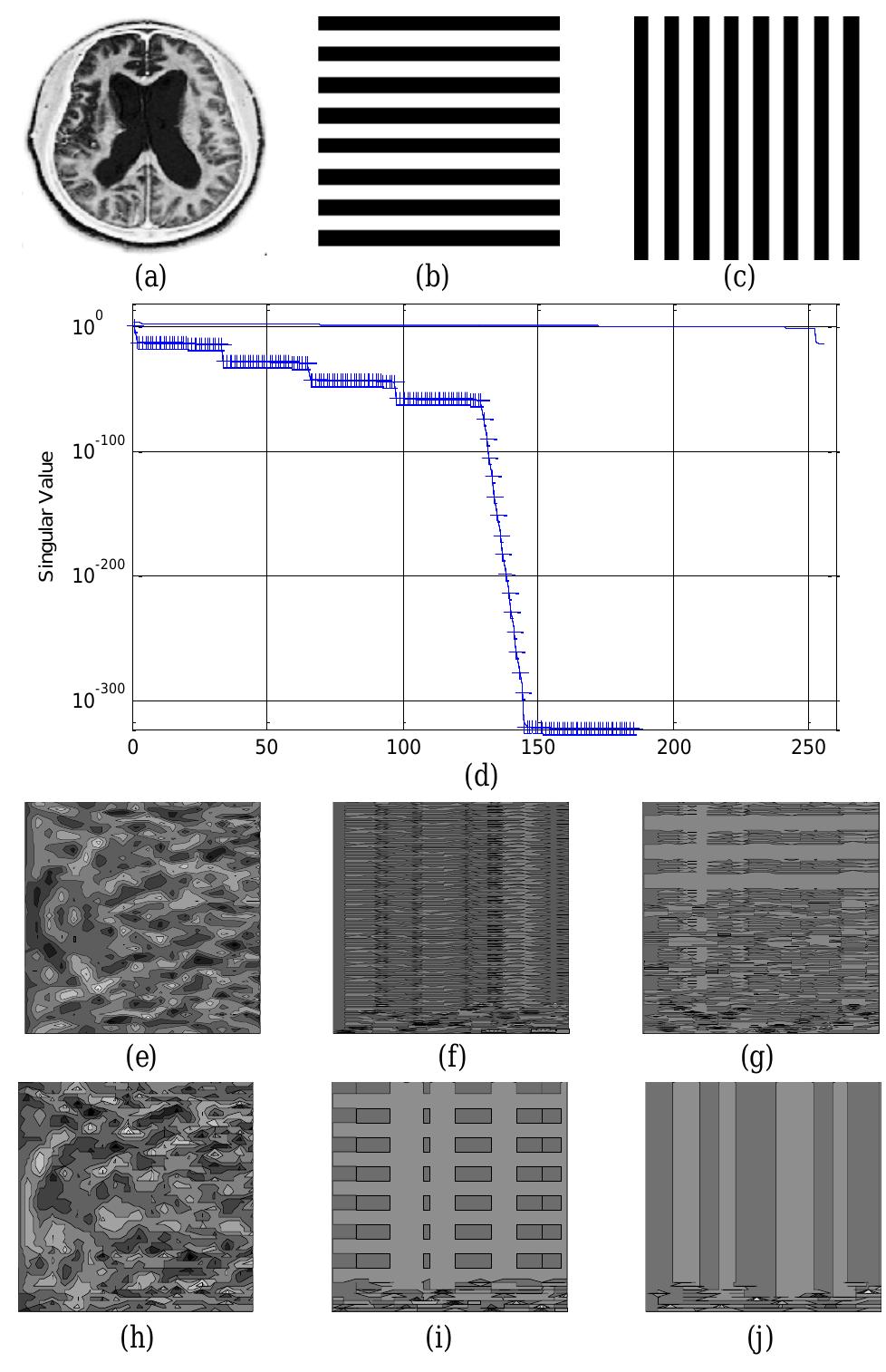 For svd, each direction of the critical oriented energy is