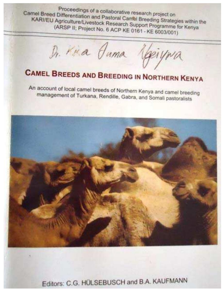 Camel breeds and breeding in northern kenya. advocacy for