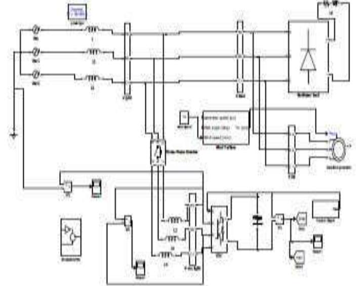 Simulink diagram of proposed scheme i a © the shunt