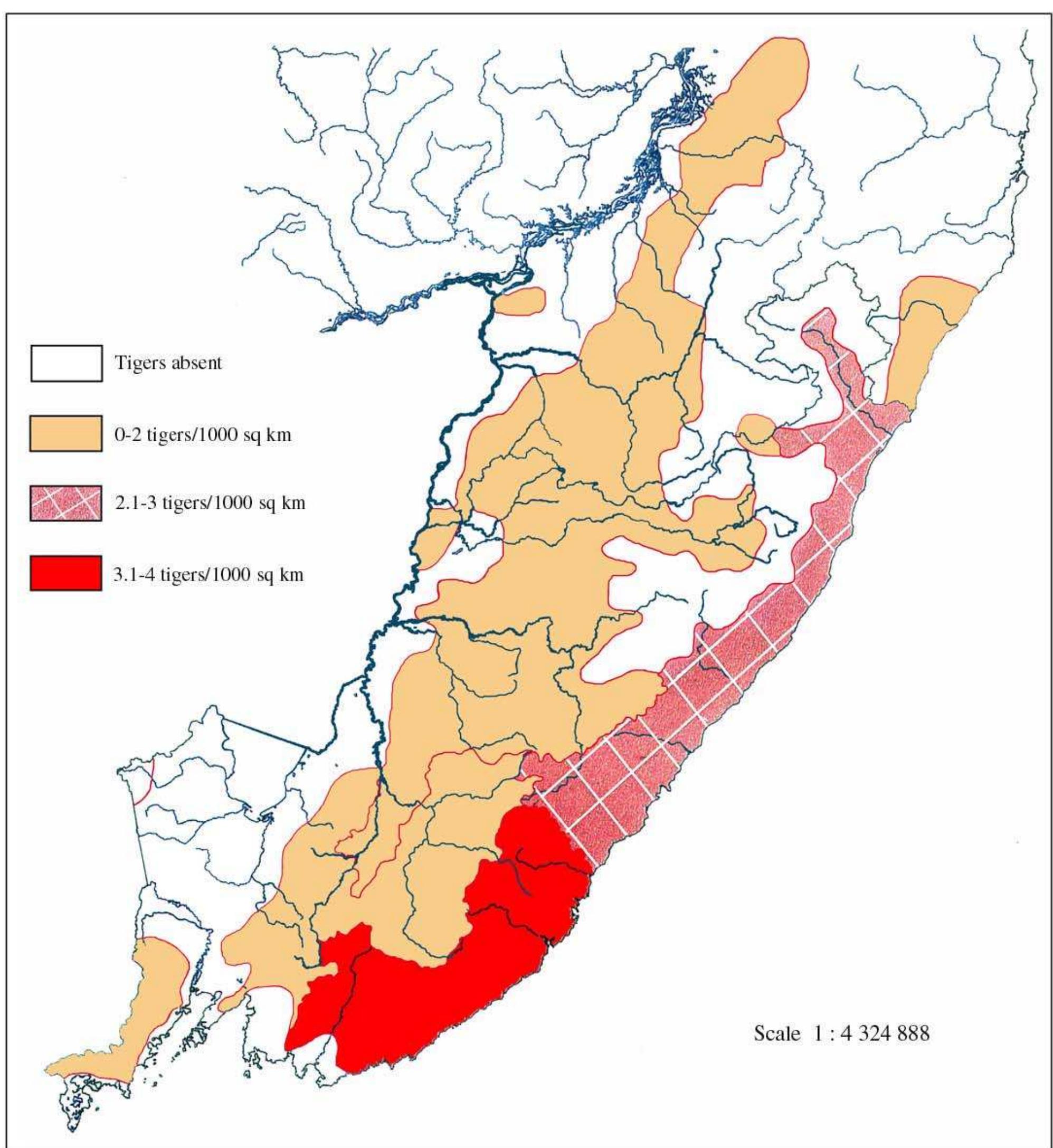 (PDF) NUMBERS, DISTRIBUTION AND HABITAT STATUS OF THE AMUR TIGER IN THE ...