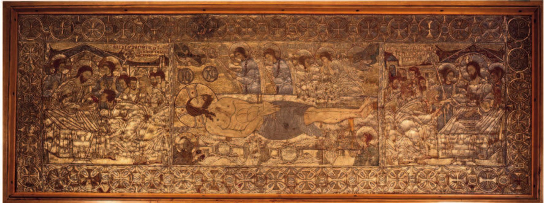 Thessaloniki epitaphios. thessaloniki, museum of byzantine