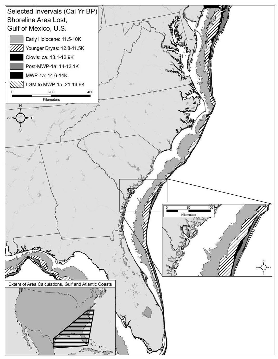 Figure 7 - The Late-Pleistocene Human Settlement of Interior