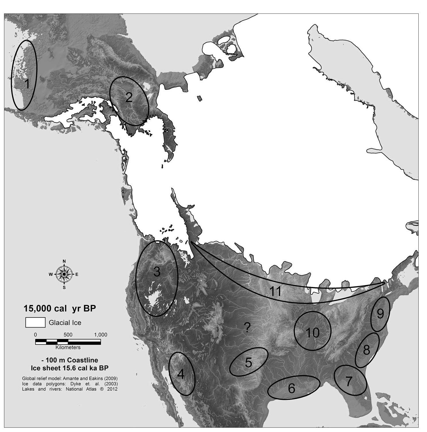 The late-pleistocene human settlement of interior north