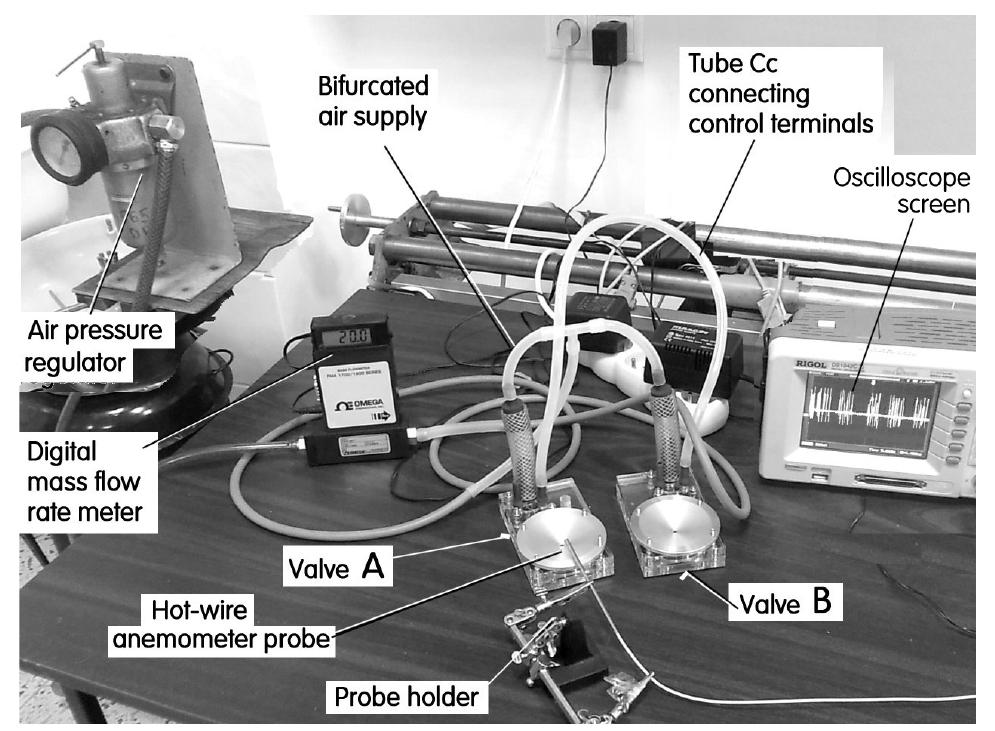Schematic representation of mutual positions of the two