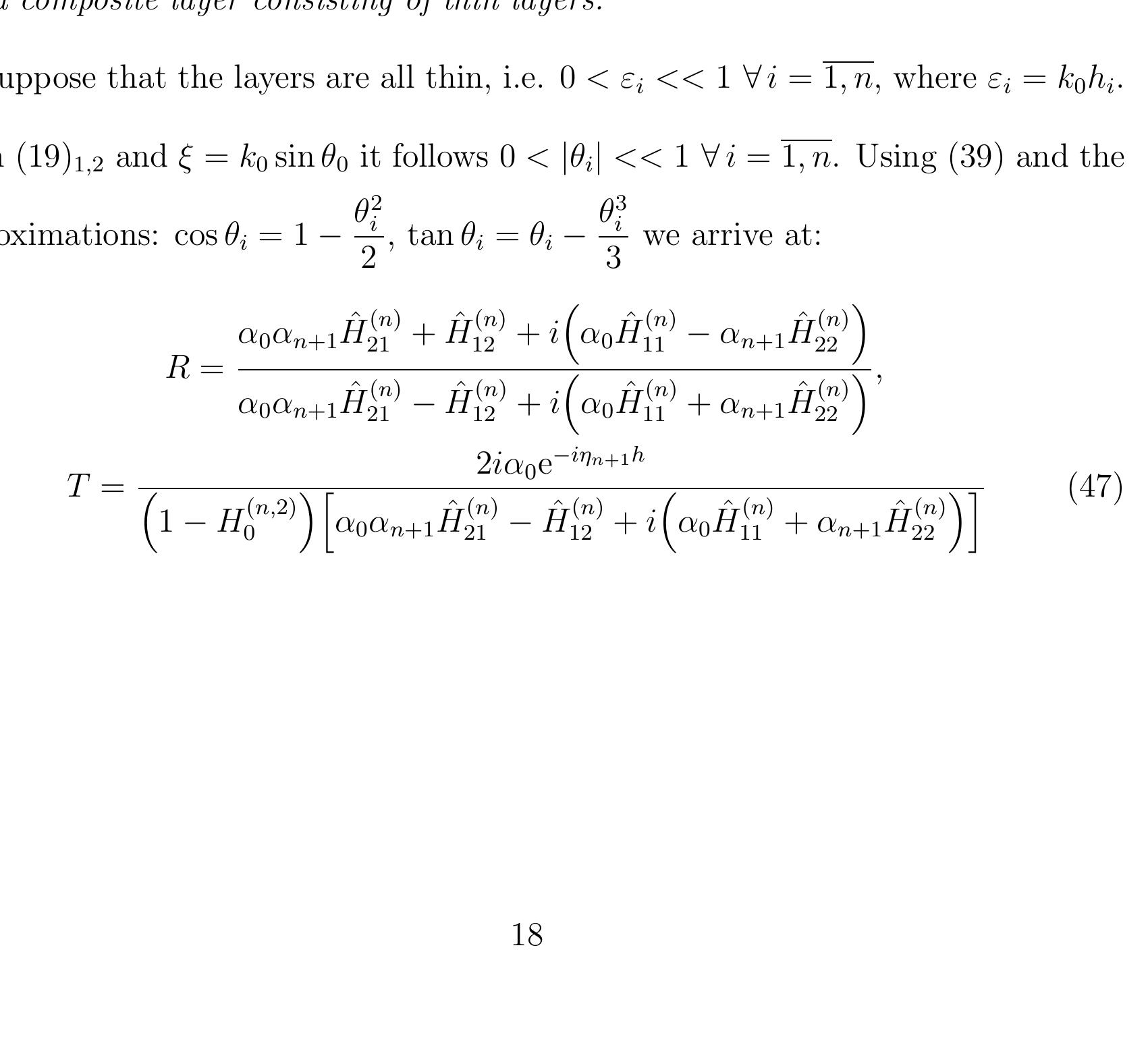 Approximate Formulas