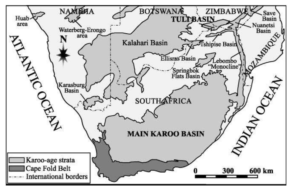The late carboniferous—middle jurassic karoo supergroup in