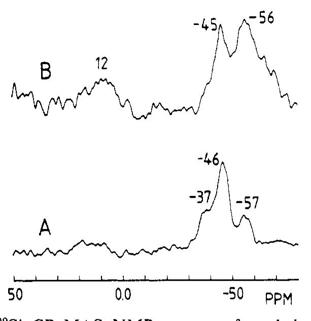 Figure 3 - Solid-state silicon-29 NMR and infrared studies