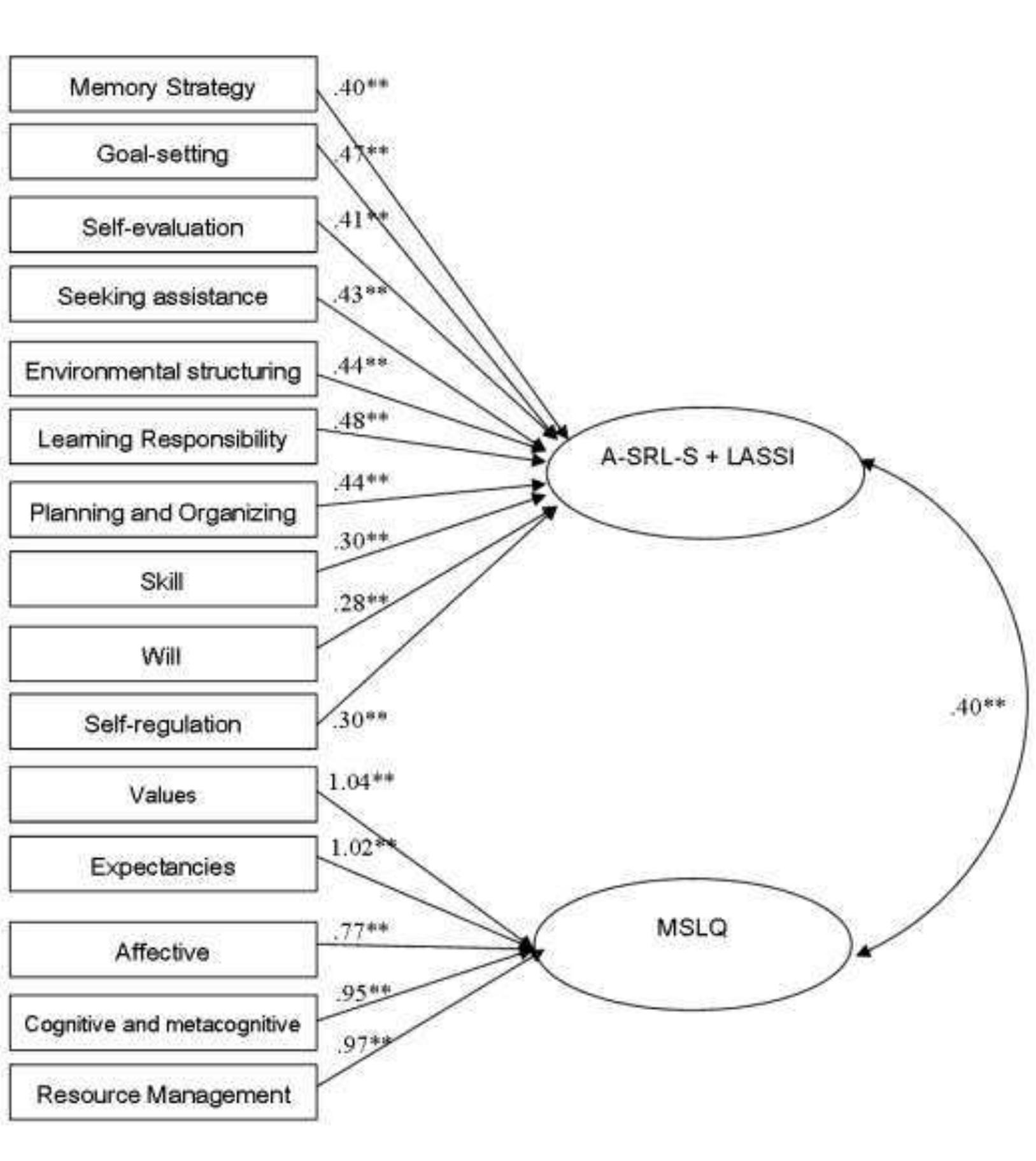 A-srl-s + lassi with mslq (2 factor model) the international