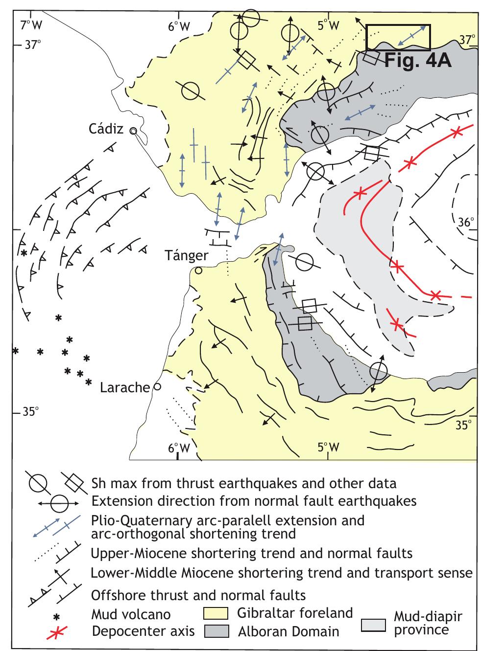 | summary of structural trend-line pattern and main tectonic