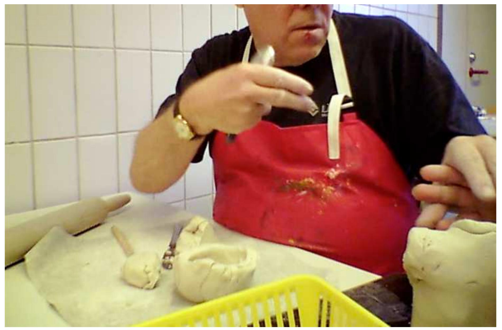 Tactile sign language. this image shows how one of the