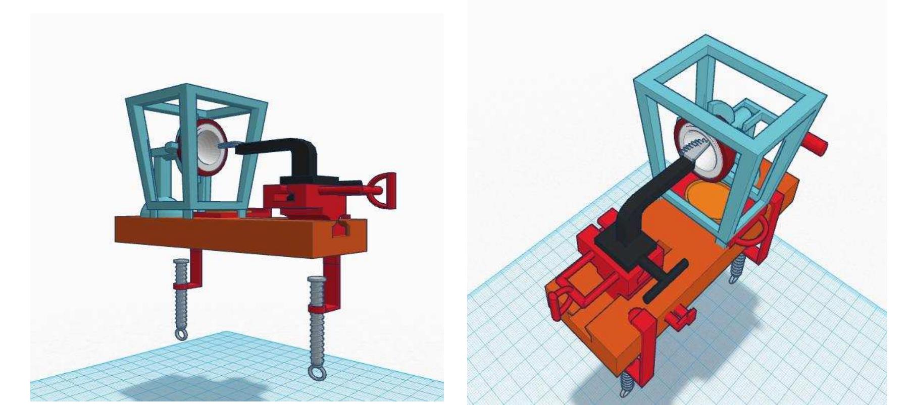 3.4.2 coconut grating machine assembly using tinkercad