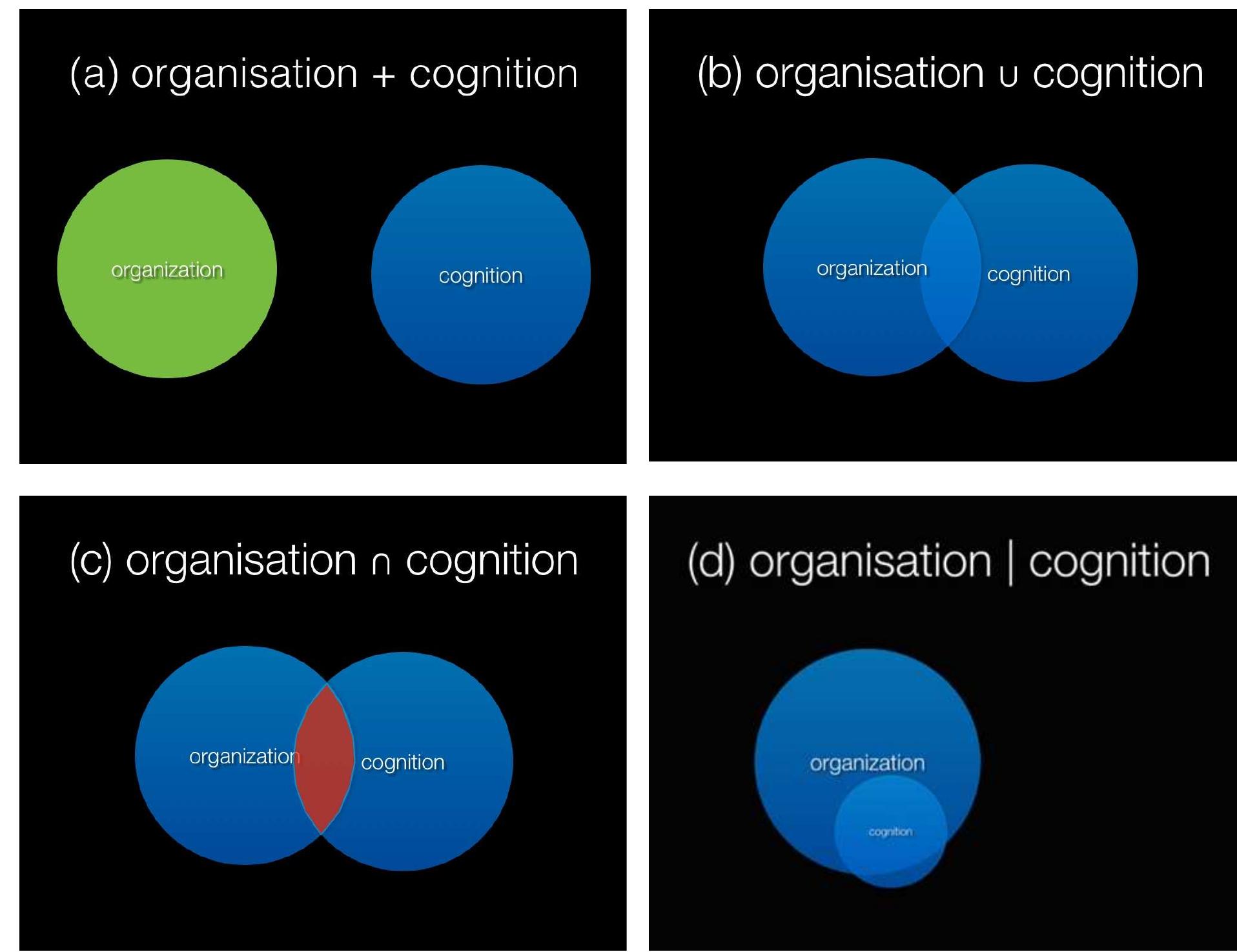A Conceptual Map Of Organisational Cognition Approaches