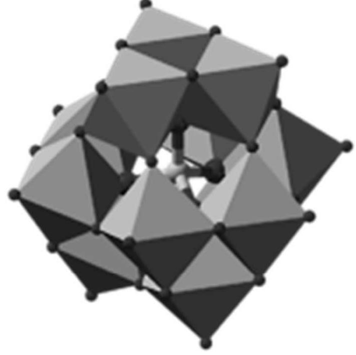 The schematic structure of keggin structure of the