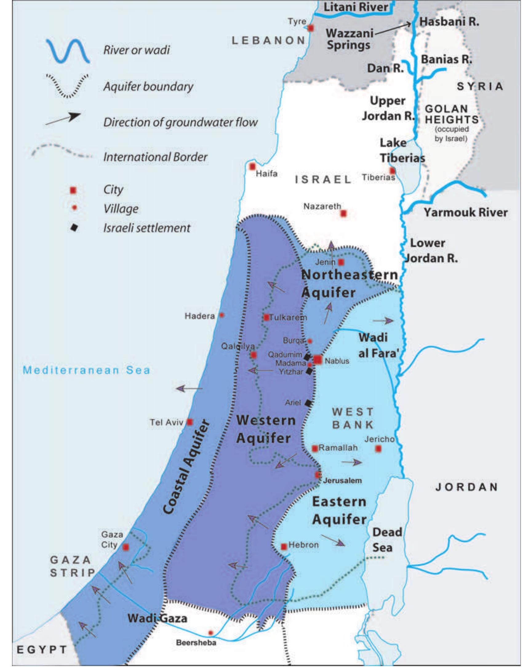 ‘map adapted from the palestinian academic society for the