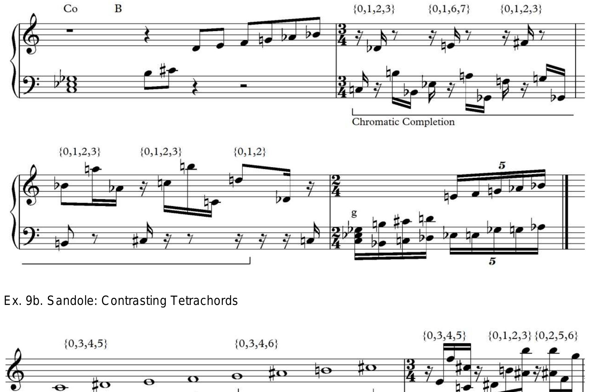 Twelve-tone mixed interval vertical structure beginning on