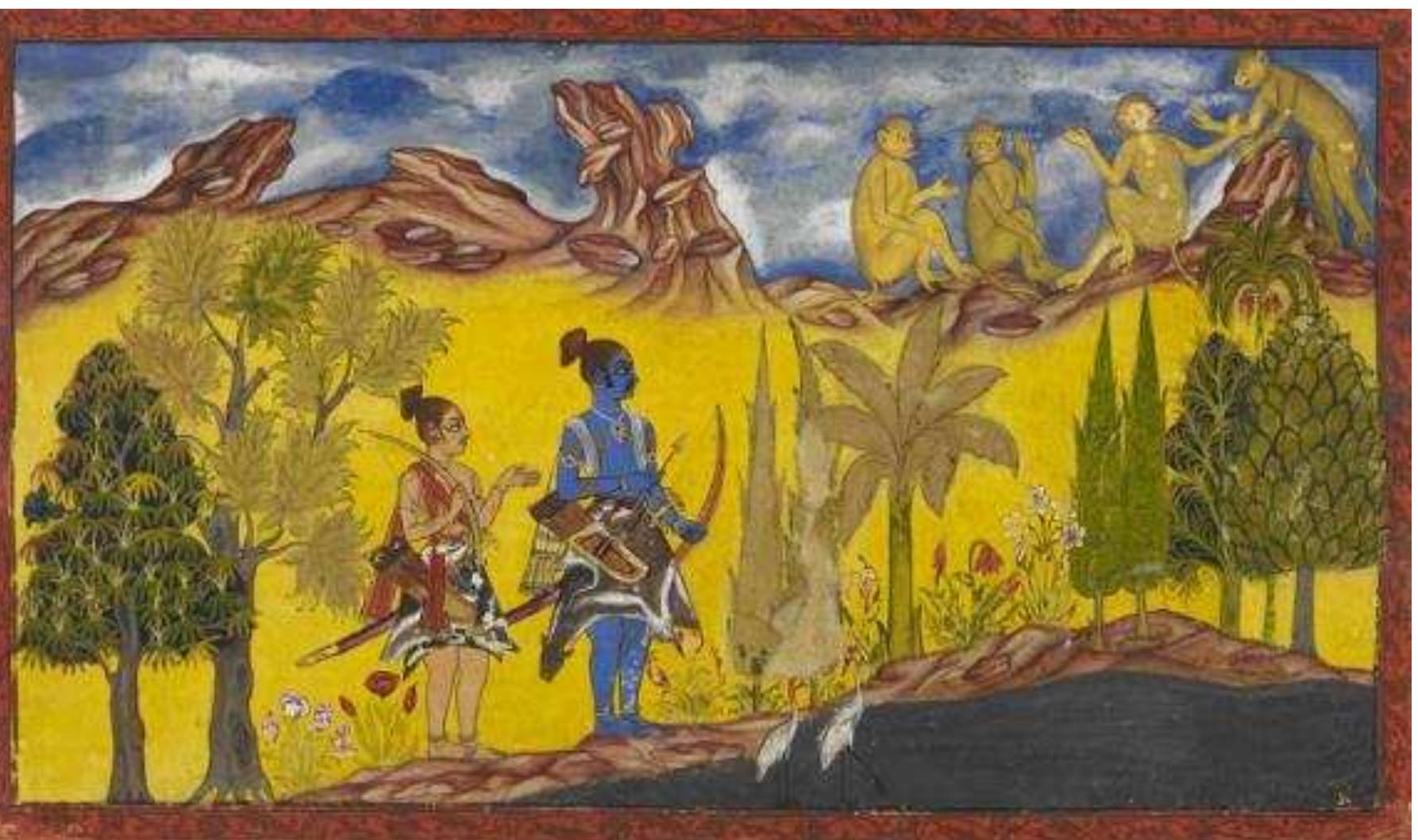 Figure 123 - from रामो विग्रहवान् धर्मः Rama personifiedf