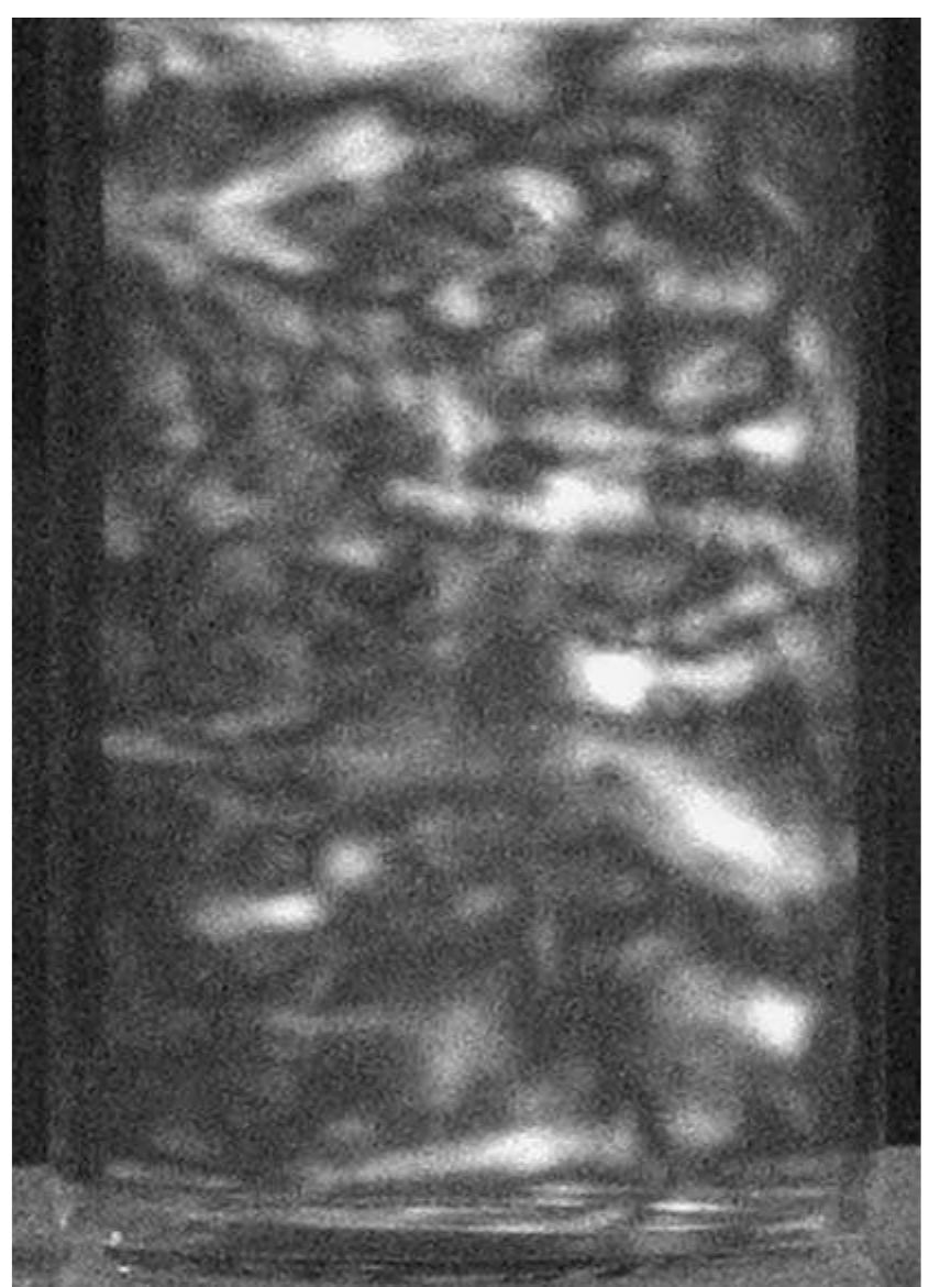 Flow birefringence for optimized sample seen between two