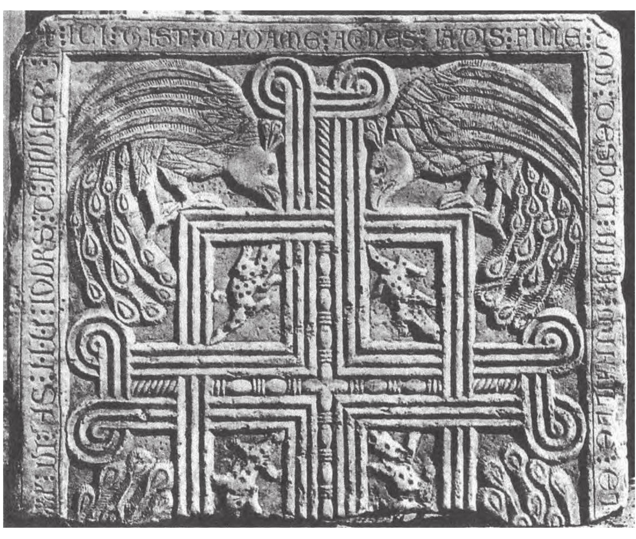Inscribed in 1286 for one agnes, presumably a member of the