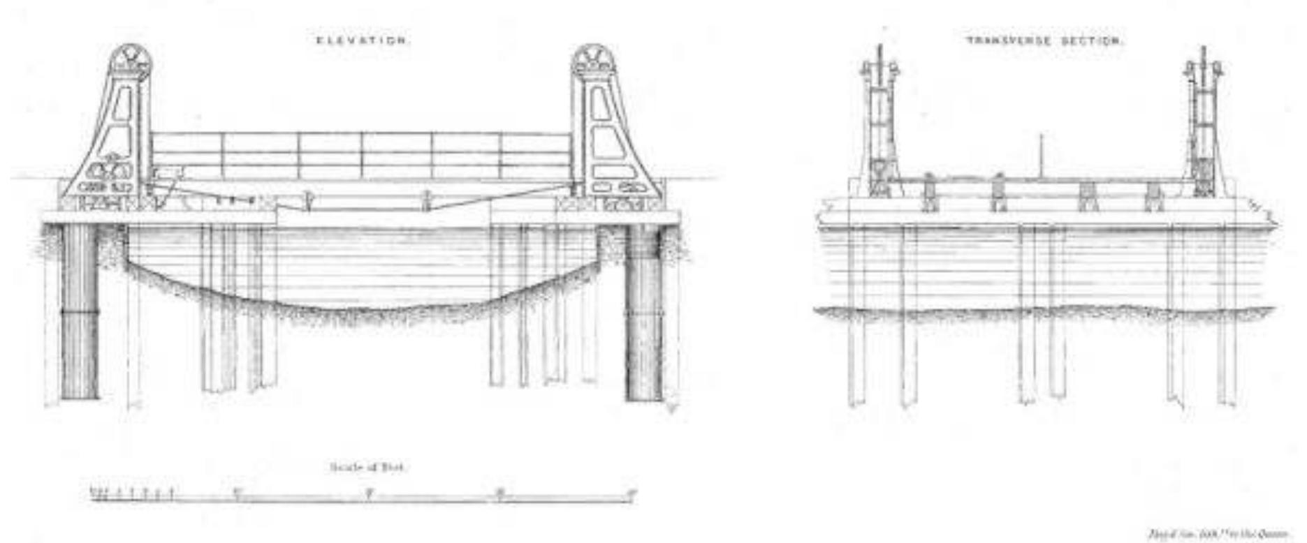4.5 first design of vertical lift bridge (source: hood,