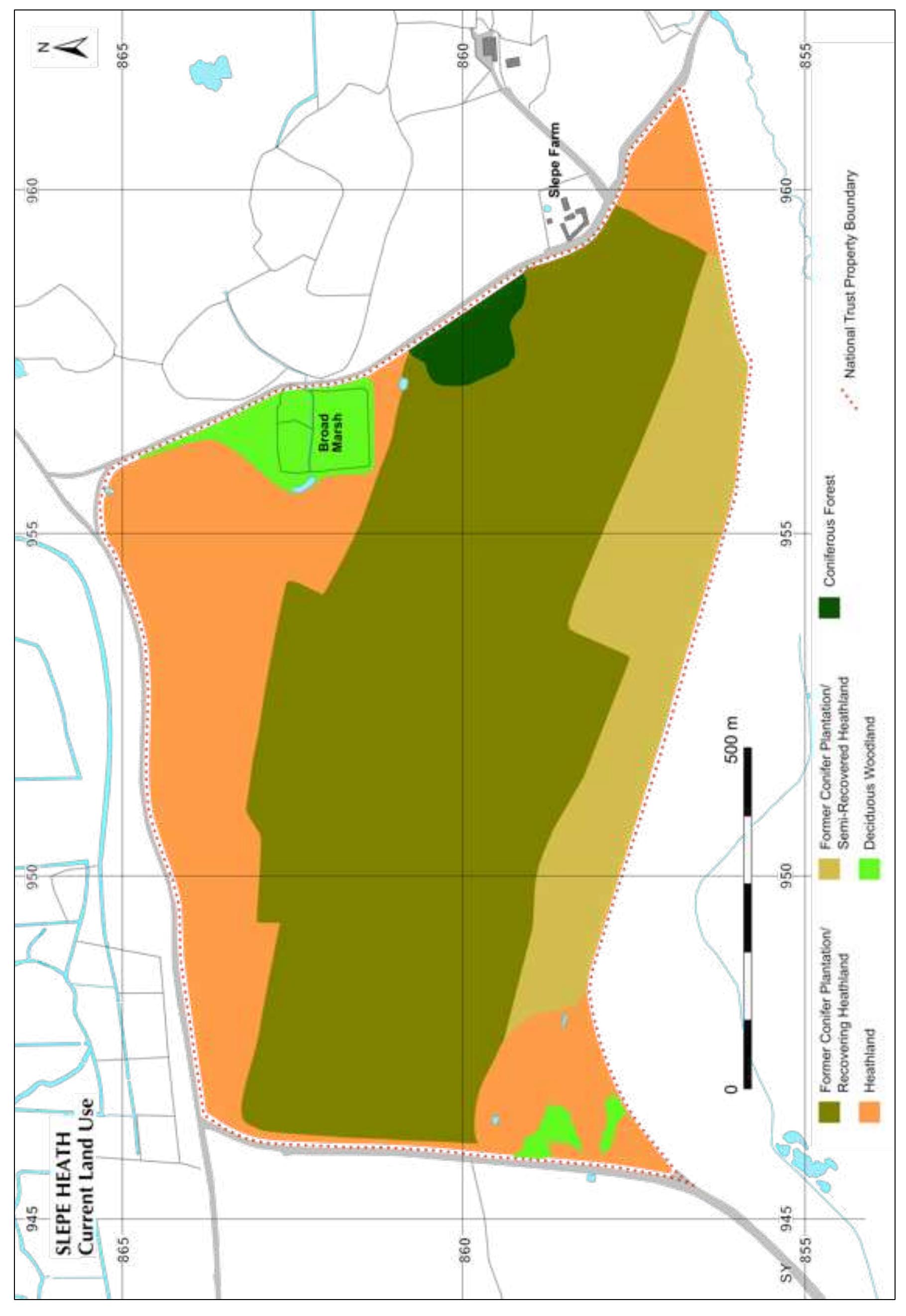 Slepe heath current land use map.