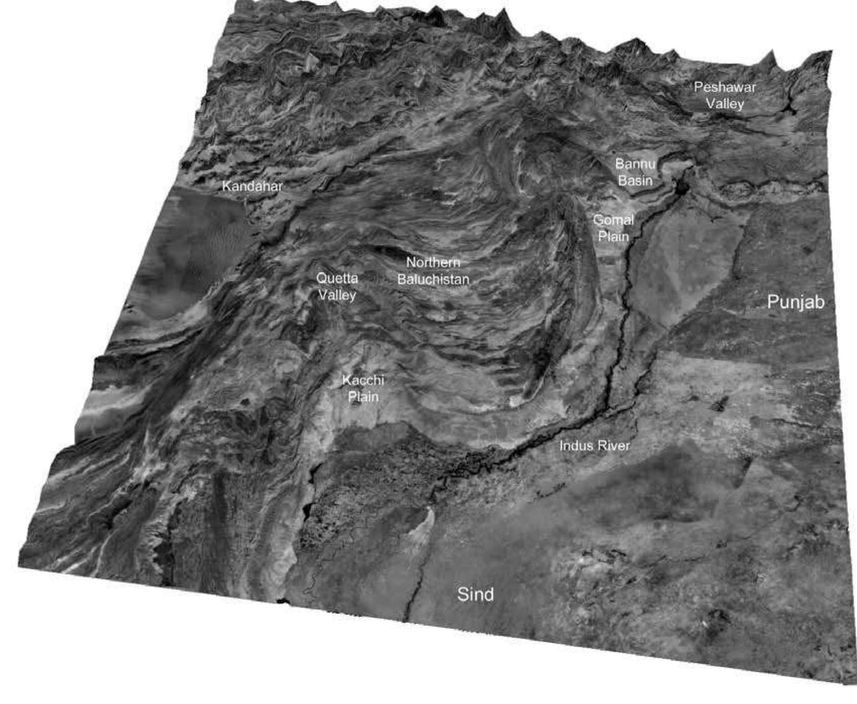 1. landsat 7 and srtm dem of the western borderlands of the