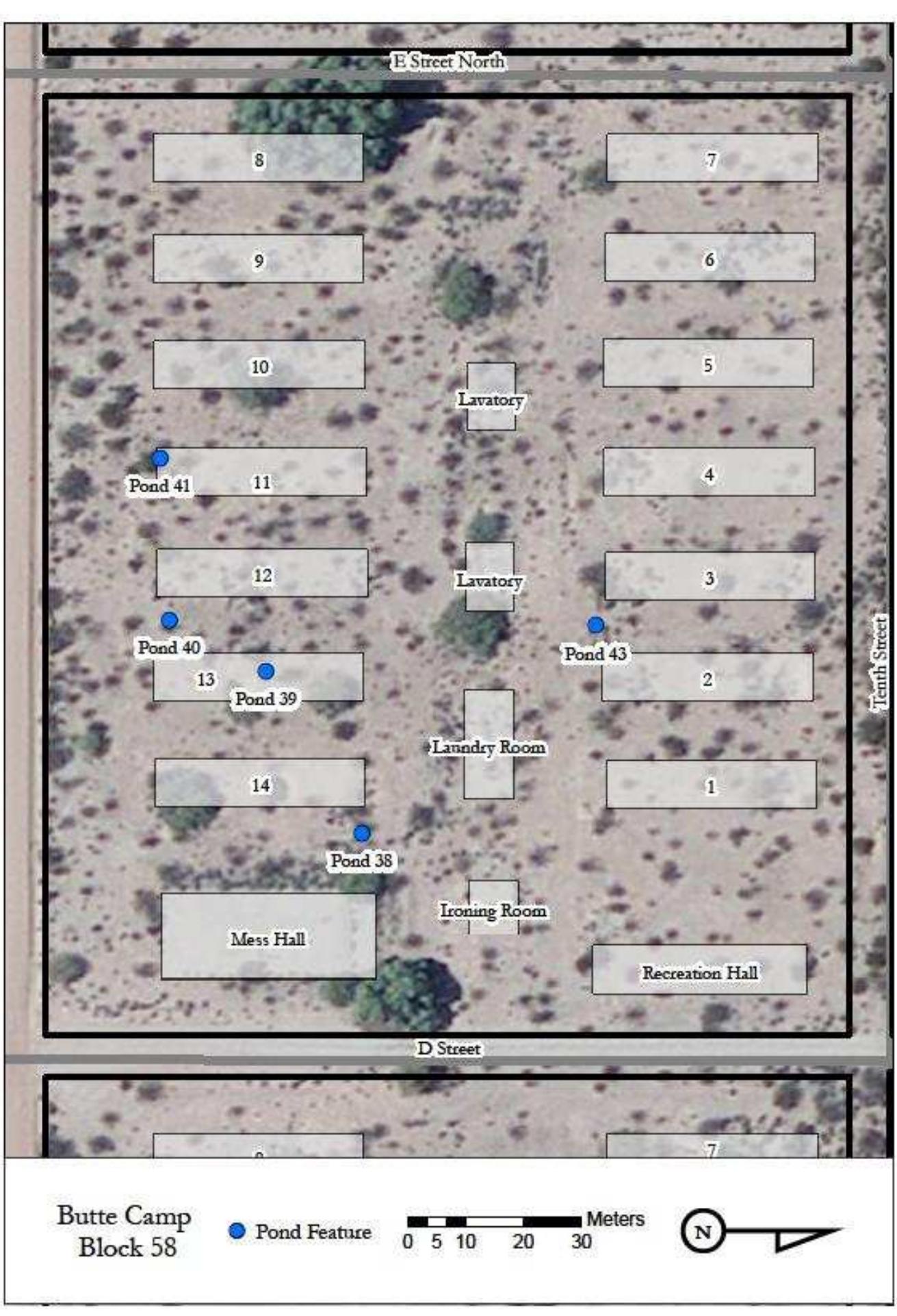 Planview of block 58. drawn by koji ozawa, aerial image