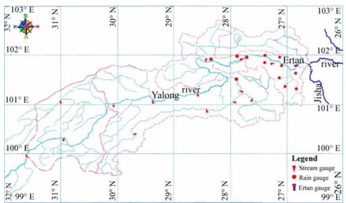 Main features of the yalong river basin and location of the