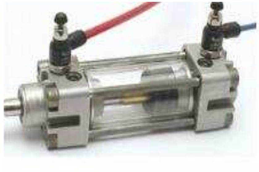 Flow control valve pneumatic cylinder. flow controls control