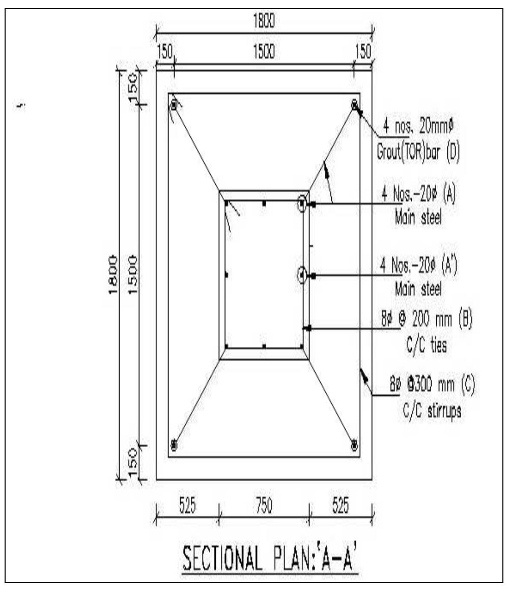 4.6.1 details of foundation drawing is given