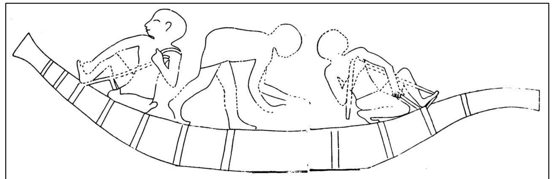 13. constructing a papyrus raft, tomb of anta. 5 dynasty,