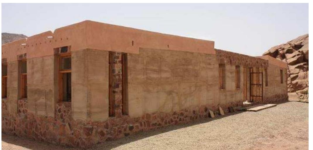 Ee rammed earth technique was also used in the ari regions