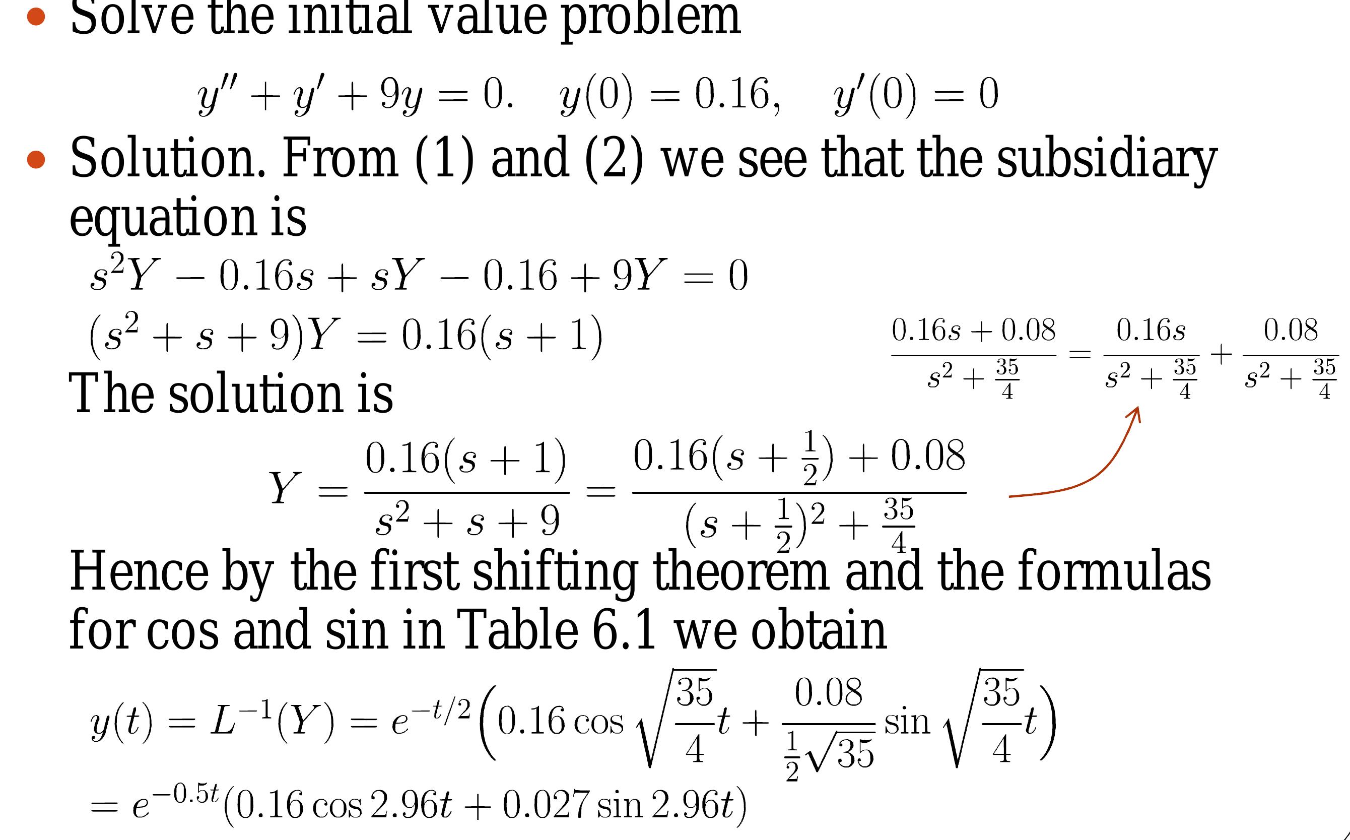 Figure 18 - Advanced Engineering Mathematics Chapter 6