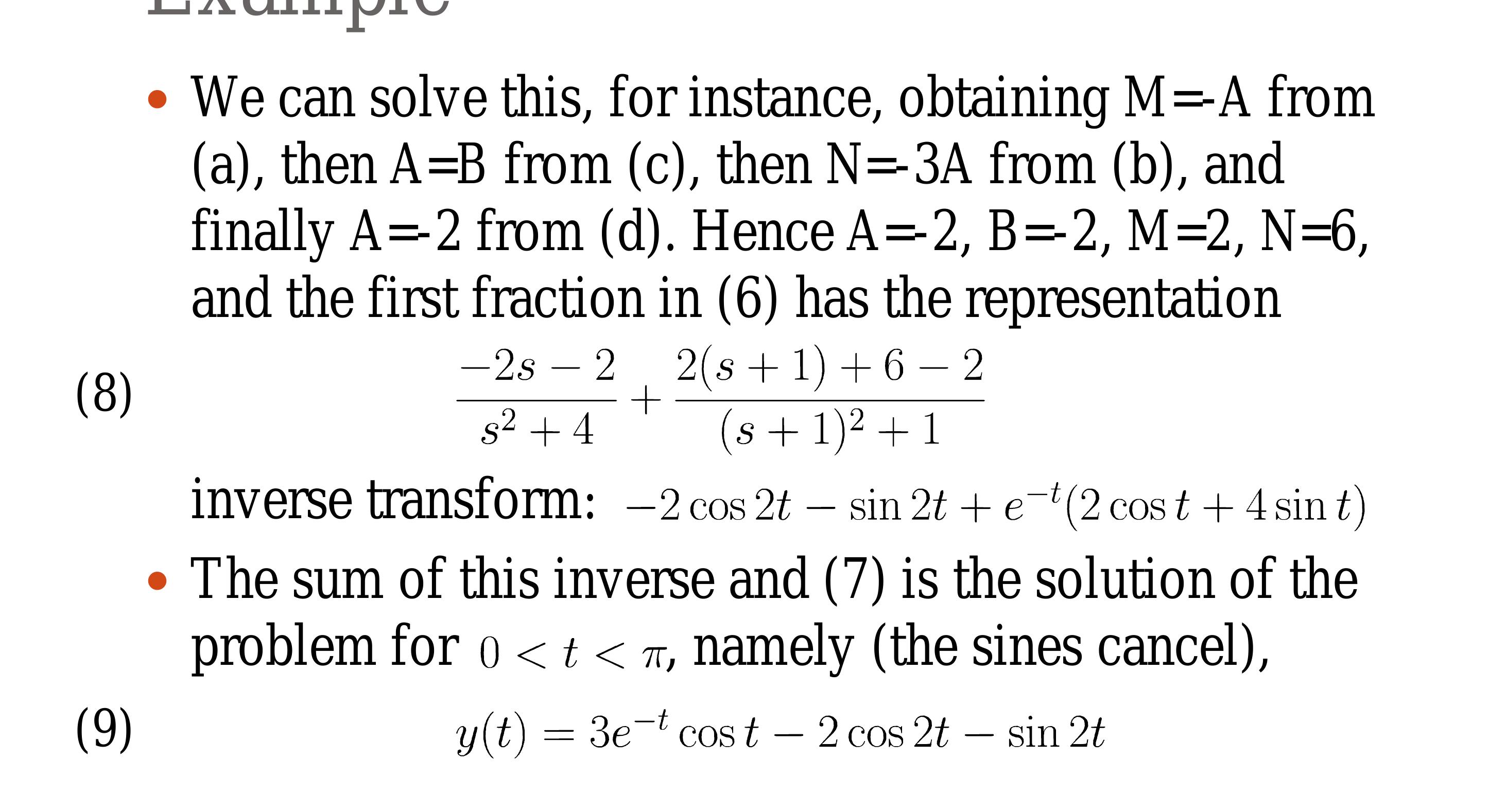 Figure 40 - Advanced Engineering Mathematics Chapter 6