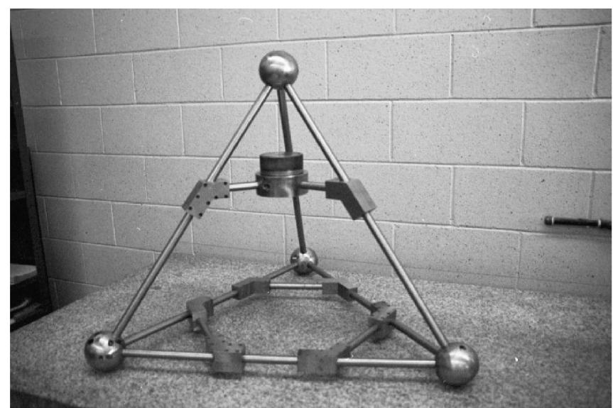 Tetrahedral Machine Tool Frame Figure 2 Finite Element Model