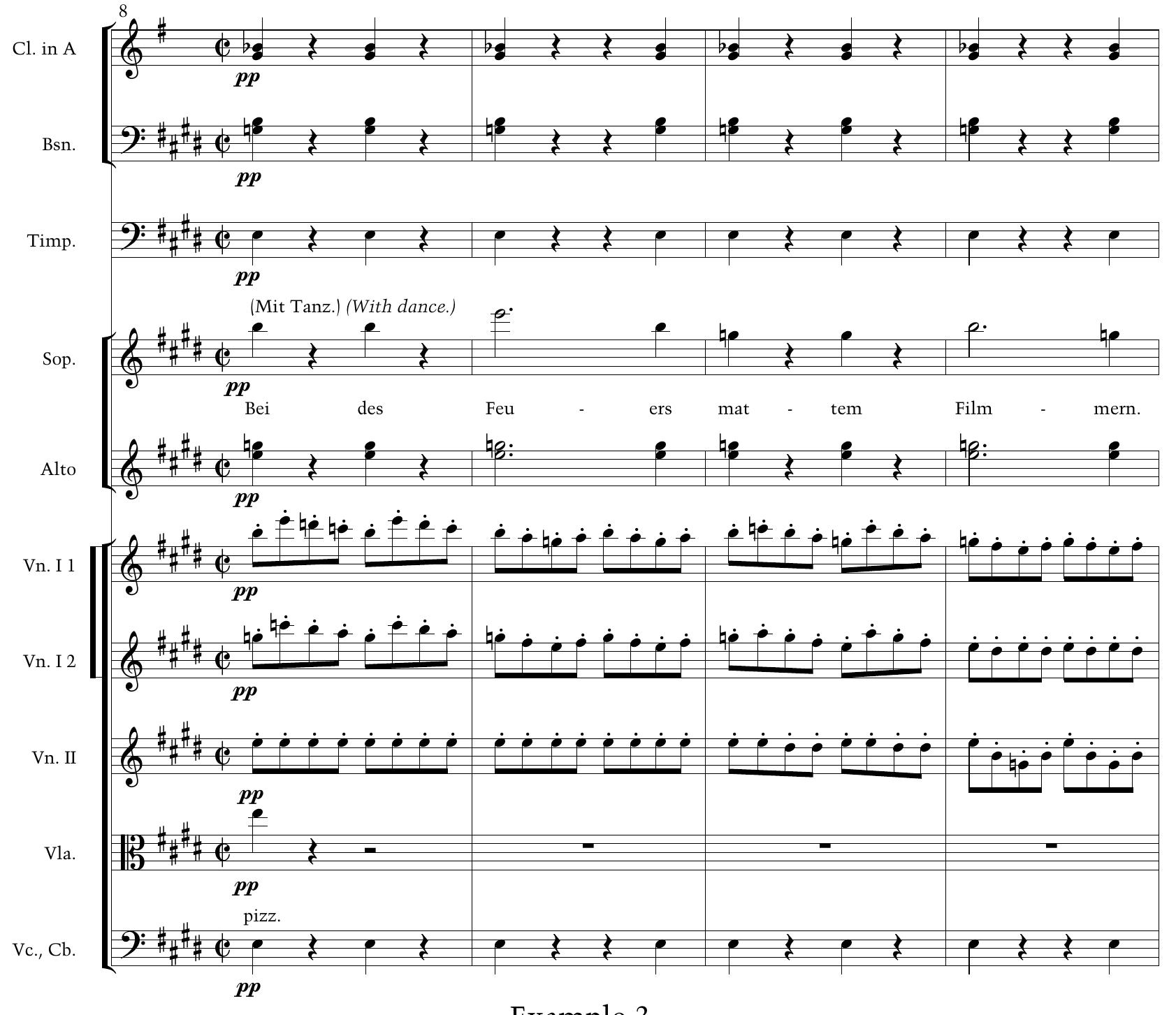 Into lyrically descending half-note triplets (ex. 4a and 4b,