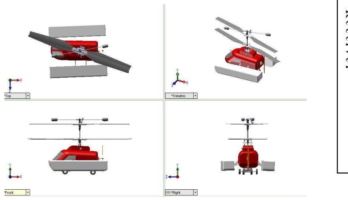 Four views of the vehicle. fig. 6. a simplified cad