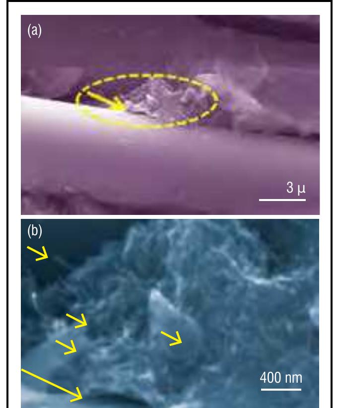 (a) initiation of matrix debonding at the fiber-matrix