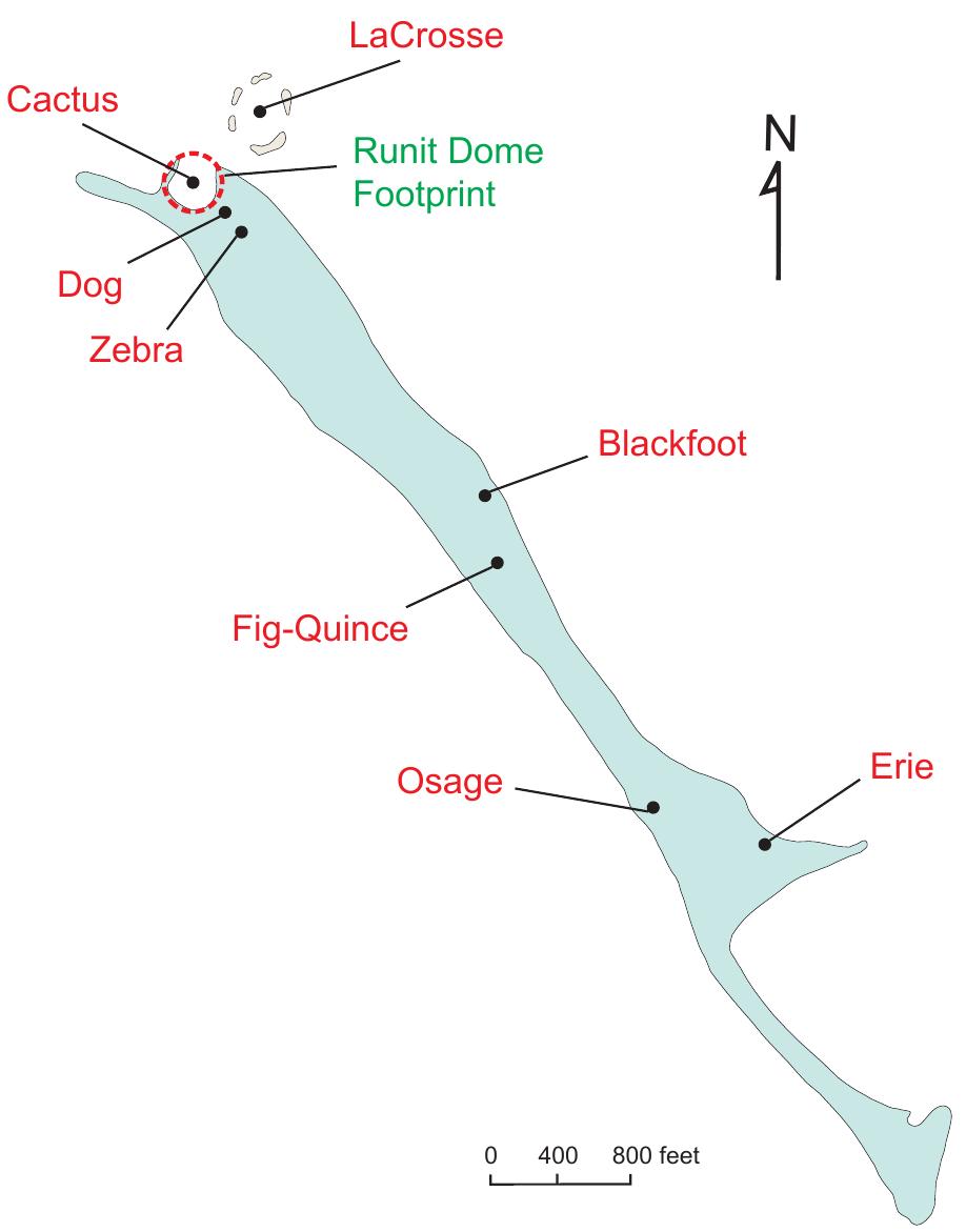 Zure 2 map showing the code name and appropriate location of