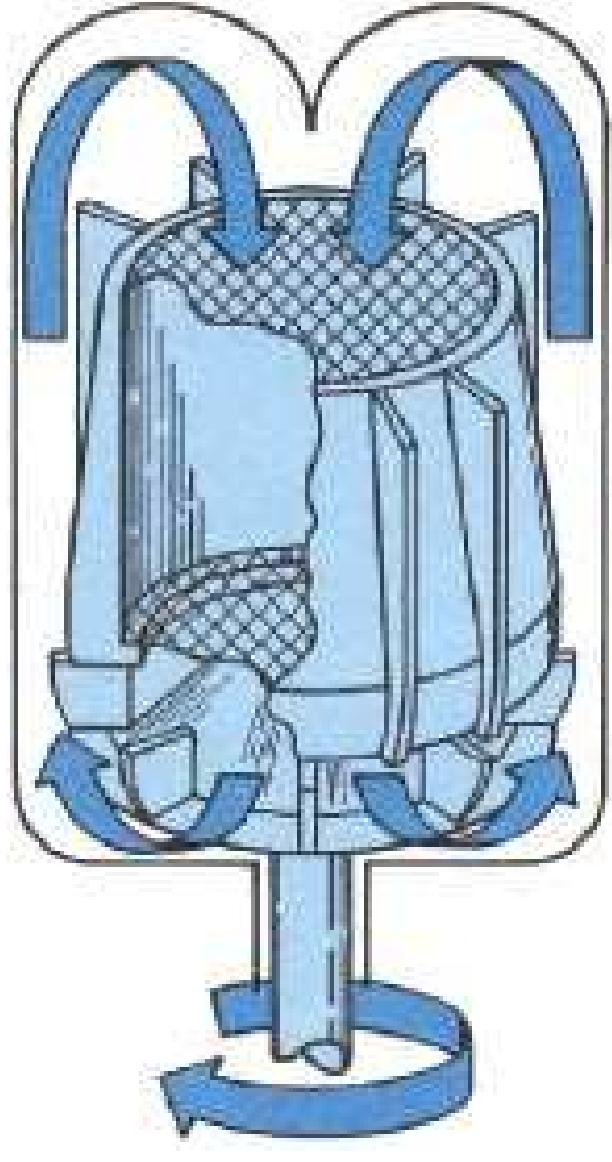 Diagram of a berty-type internal recycle reactor (reproducec