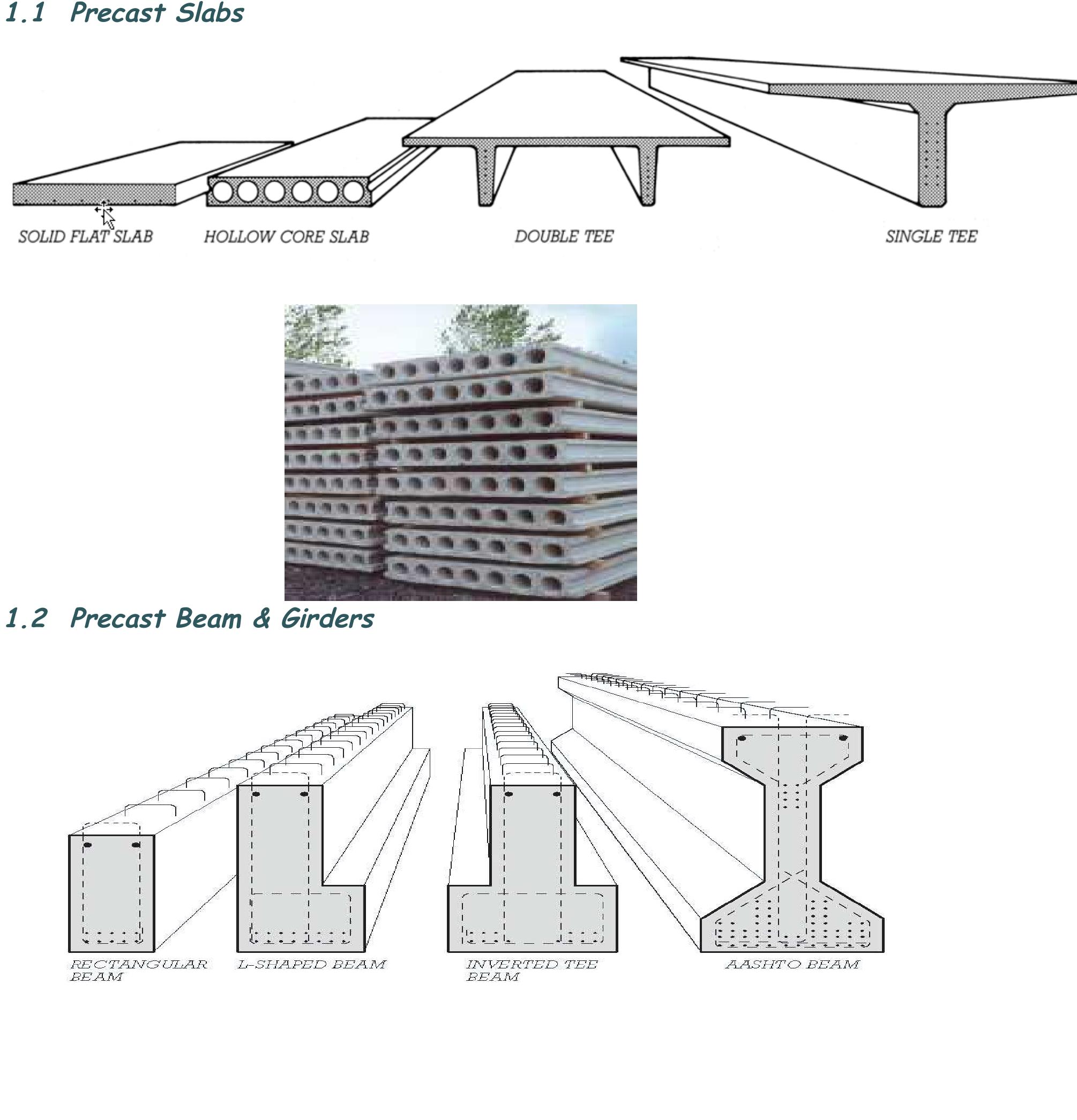 Figure 6 - PRECAST CONCRETE STRUCTURES